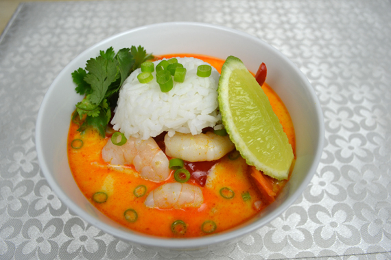 Thai Prawn Soup with Lemongrass & Red Curry – You Plate It: Dinnertime ...
