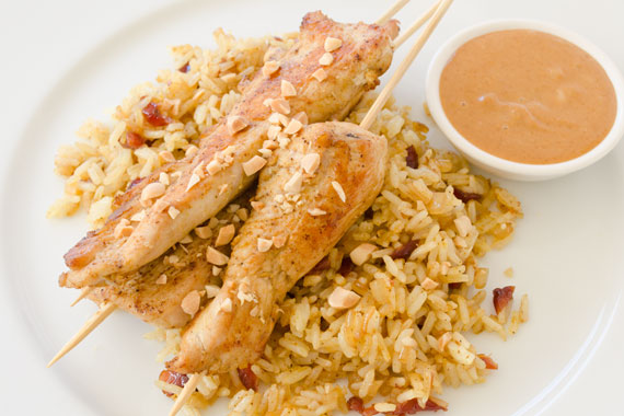 Chicken Satay with Jeweled Rice – You Plate It: Dinnertime Meal Kits ...