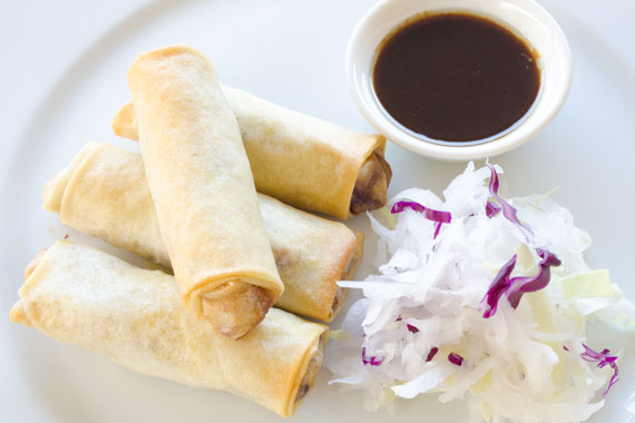 Oven Baked Crunchy Spring Rolls with Fresh Daikon Radish Slaw – You ...