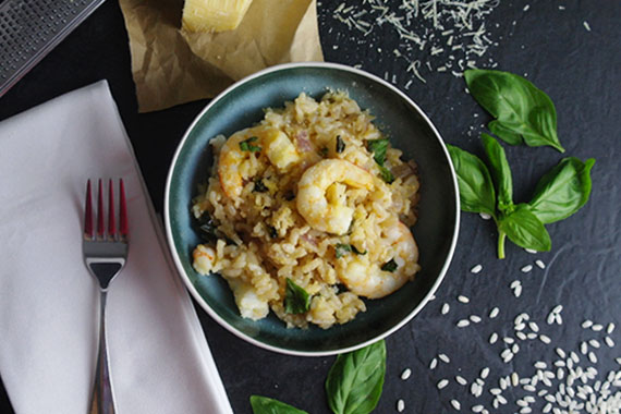 Easy Prawn Risotto with Basil – You Plate It: Dinnertime Meal Kits Made ...