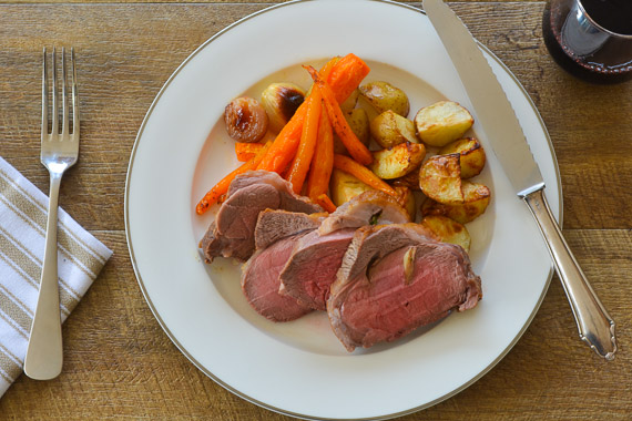 Mini Lamb Roast with Thyme, Baked Baby Carrots & Baby Potatoes – You ...